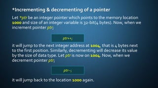 Presentation on pointer. | PPTX | Programming Languages | Computing