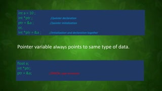 Pointer in c | PPT