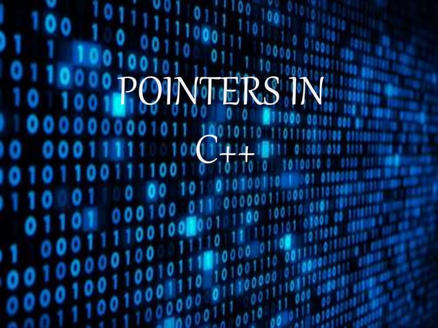 Pointer in C++ | PPTX