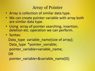 Pointer in C++ | PPTX