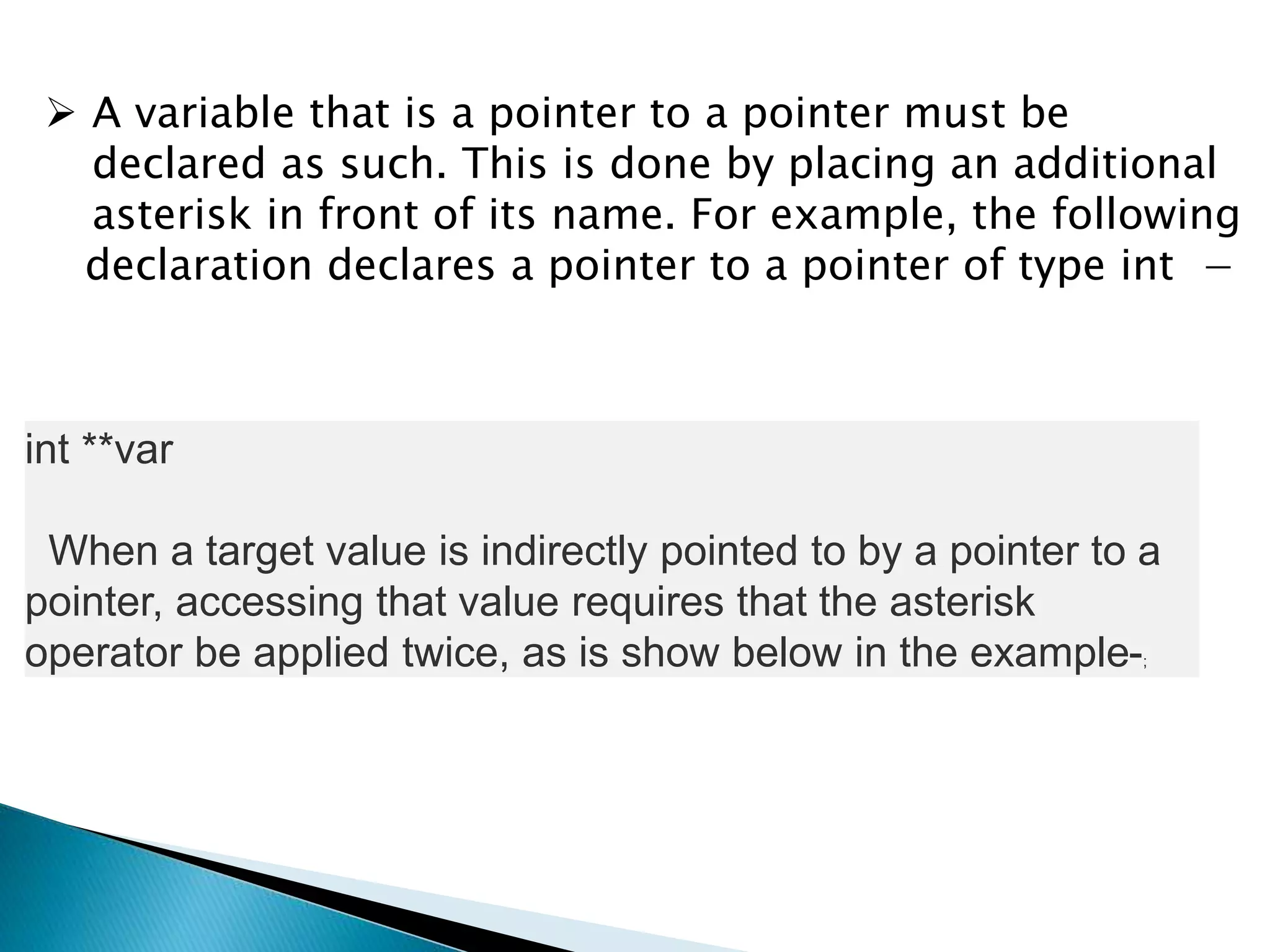 Pointer in c | PPT