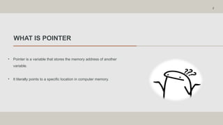 Presentation On the Topic of Pointer in C language. | PPTX