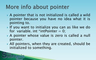 Pointer in c++ part1 | PPT