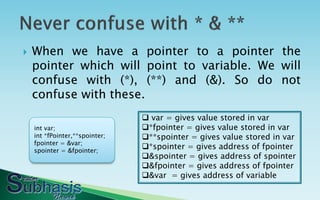 Pointer in c++ part2 | PPT