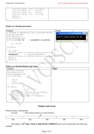 Pointers | PDF | Programming Languages | Computing