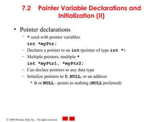 Pointers in C | PPT