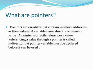 Pointers | PPTX