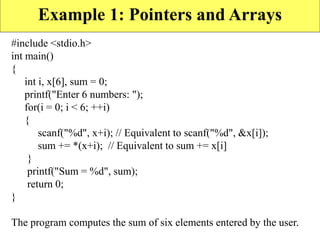 Pointers in C Language | PPTX | Programming Languages | Computing