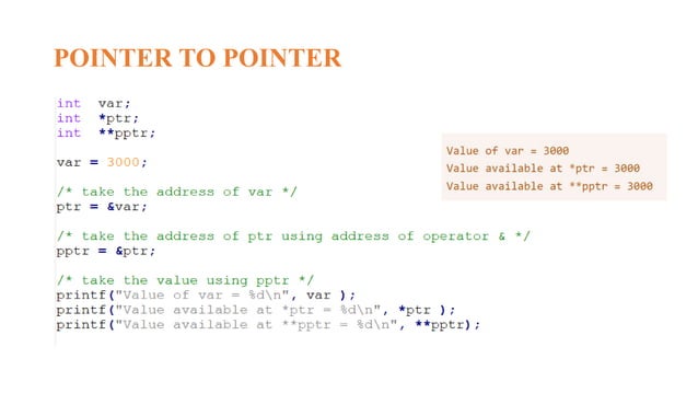 POINTERS.pptx | Programming Languages | Computing