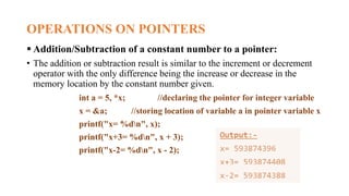 POINTERS.pptx | Programming Languages | Computing