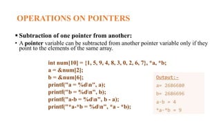 POINTERS.pptx | Programming Languages | Computing