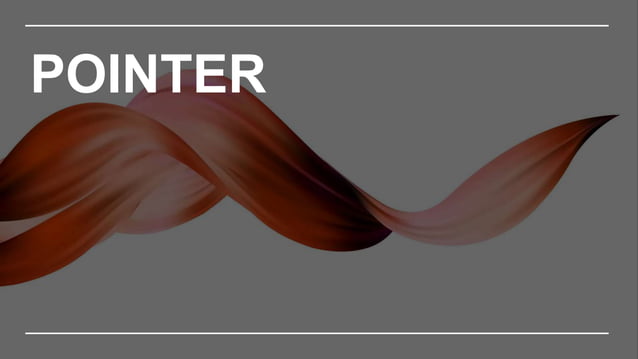 pointers of the programming in c most efficient.pptx