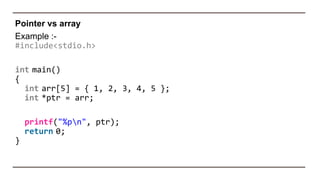 pointers of the programming in c most efficient.pptx