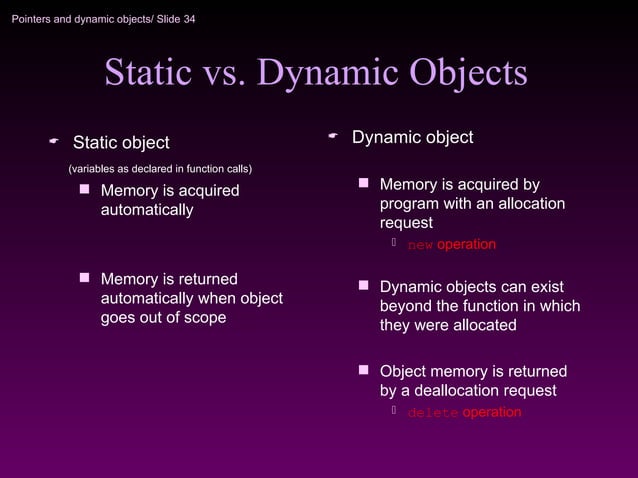 C/C++ Pointers explanationwith different examples | PPT