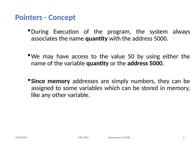Understanding the concept of Pointers.pptx