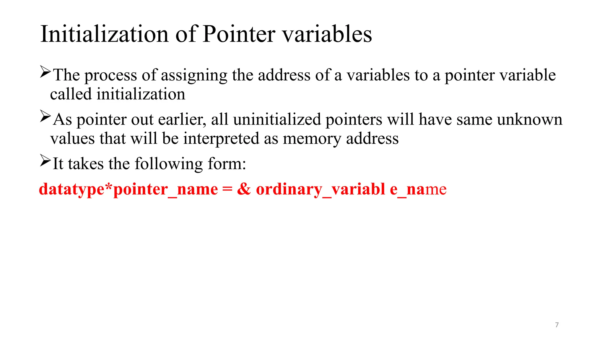 pointers, dynamic memory allocation, calloc | PPTX