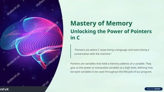pointers-in-C-a memory guide experiment helping to understand pointers ...