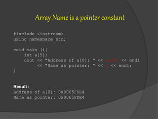 Pointers | PPT | Programming Languages | Computing