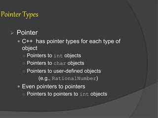Pointers | PPT | Programming Languages | Computing