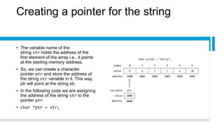 Pointers and Array, pointer and String.pptx
