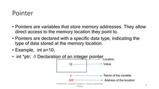 Pointers and Array, pointer and String.pptx