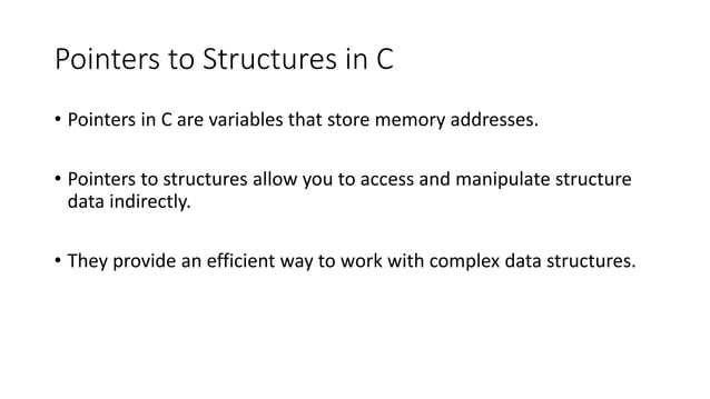 Pointers and Structures.pptx