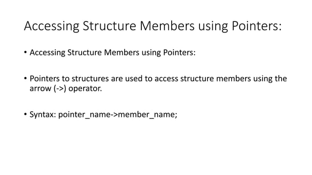 Pointers and Structures.pptx