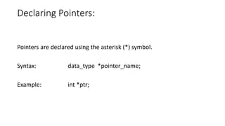 Pointers and Structures.pptx