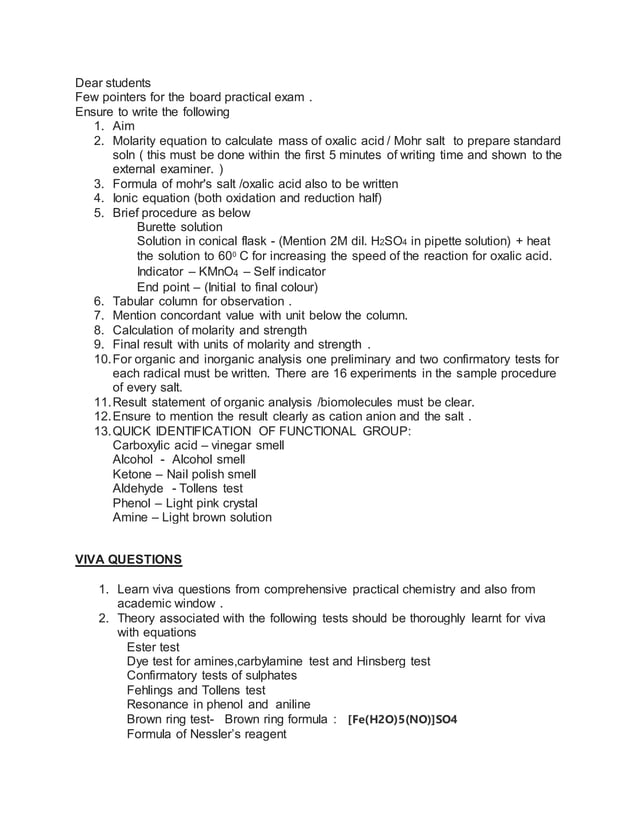 Pointers for practicals | PDF