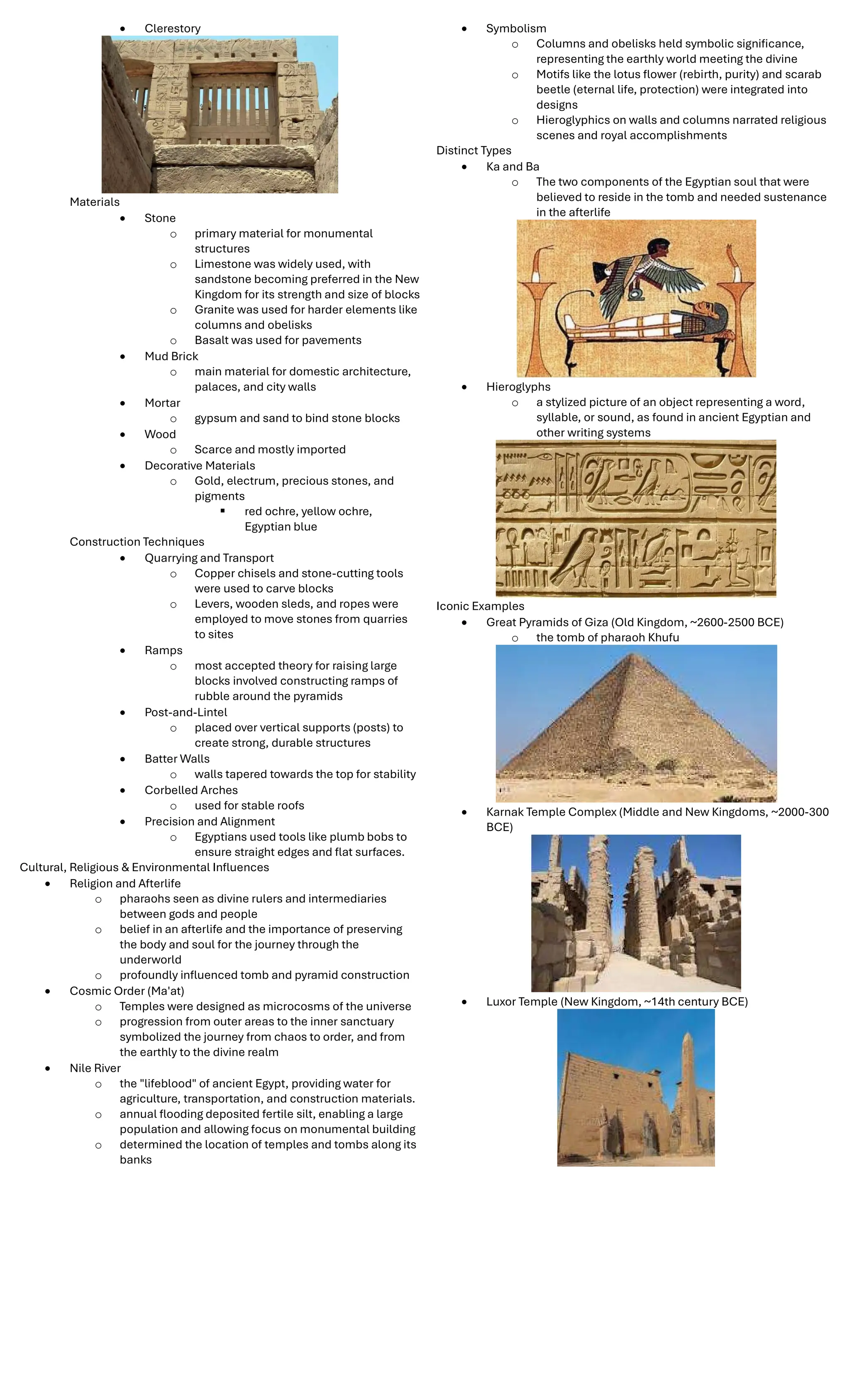 STUDY GUIDE for History Of Architecture 1 pointers | PDF
