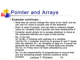 Pointers in c | PPT