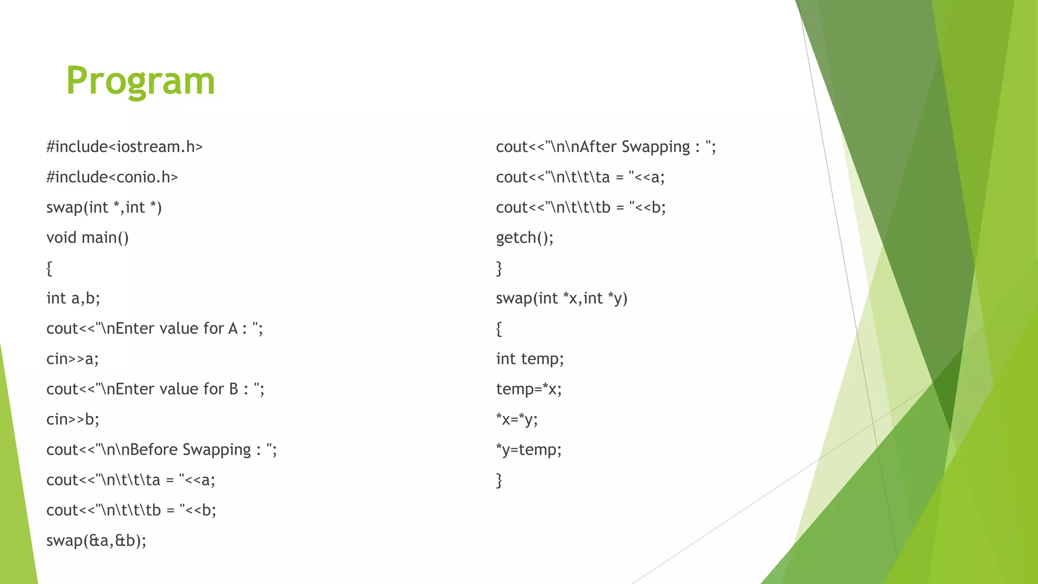 Pointers in c++ | PPTX