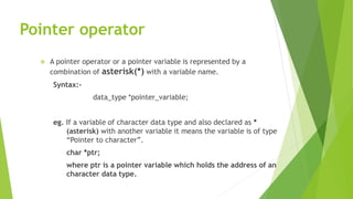 Pointers in c++ | PPTX