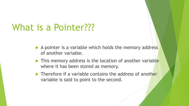 Pointers in c++ | PPTX