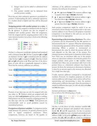 Pointers in c++ | PDF