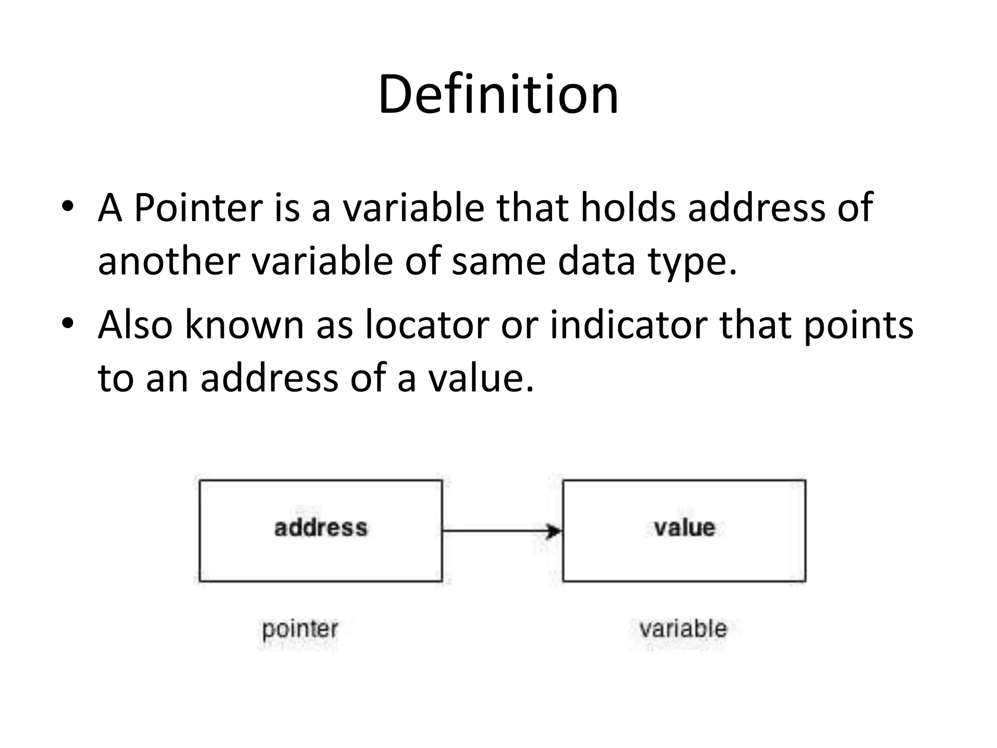 Pointers in c | PPTX