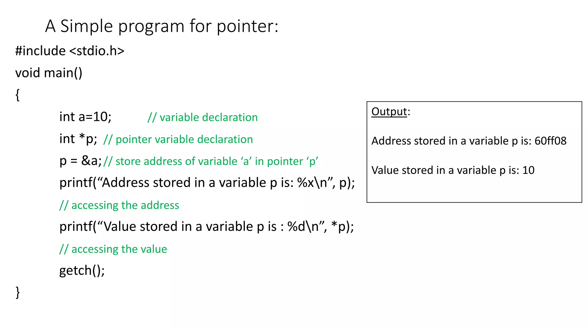 Pointers in c - Mohammad Salman | PPTX