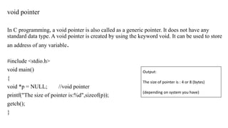 Pointers in c - Mohammad Salman | PPTX | Programming Languages | Computing