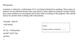 Pointers in c - Mohammad Salman | PPTX | Programming Languages | Computing