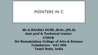 Pointers in C How to Use Pointers .pptx