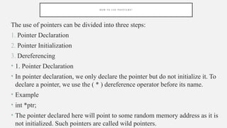 Pointers in C How to Use Pointers .pptx