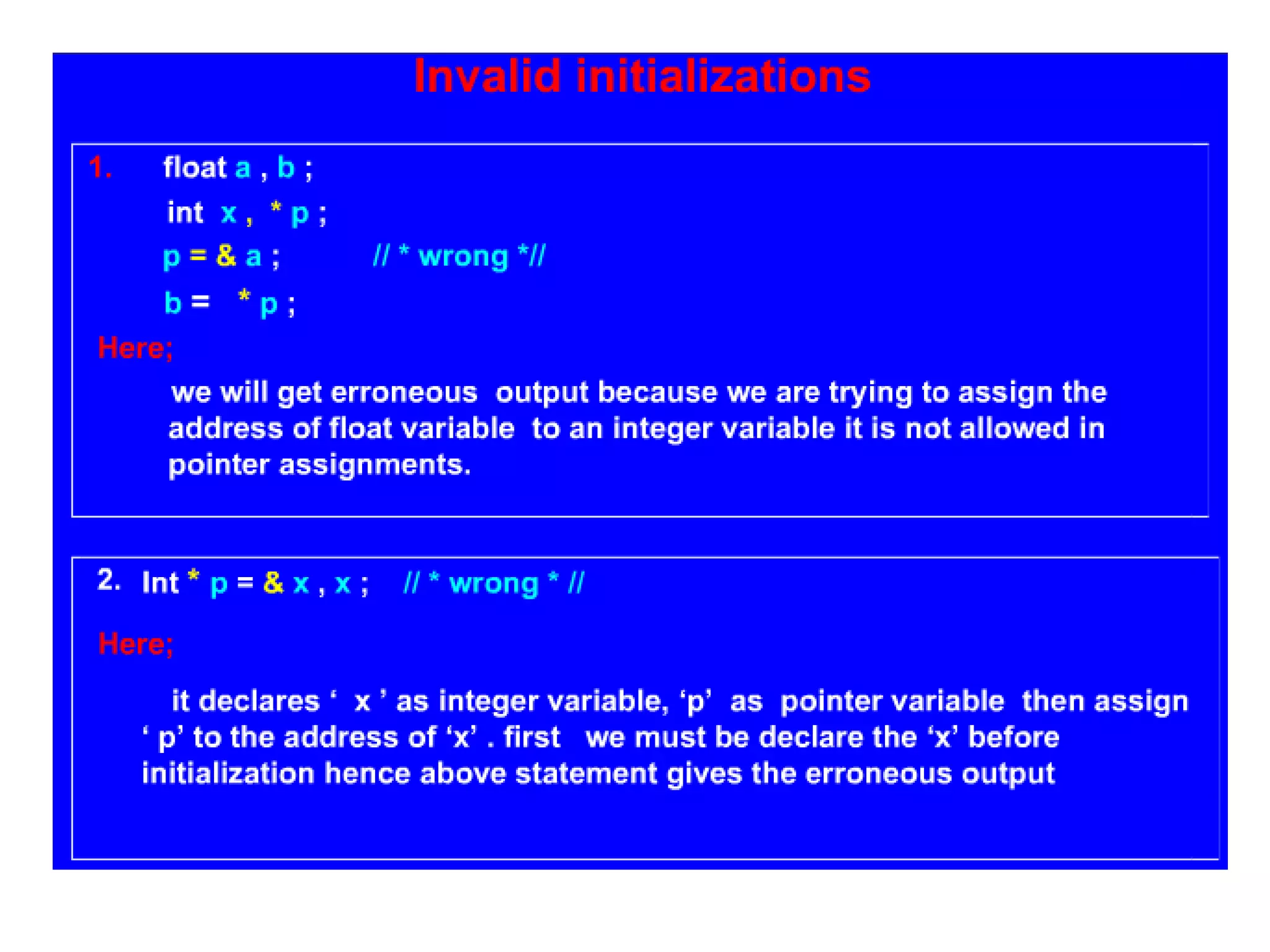 Pointers C programming | PPT | Programming Languages | Computing Pointers C programming | PPT | Programming Languages | Computing