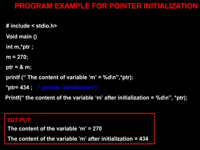 Pointers C programming | PPT | Programming Languages | Computing