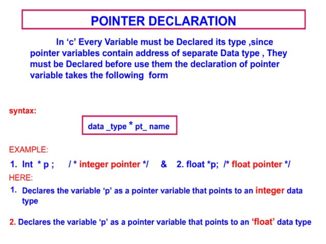 Pointers C programming | PPT | Programming Languages | Computing