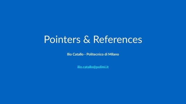 Pointers & References in C++ | PDF | Programming Languages | Computing