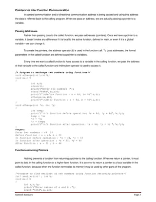 Pointers-Computer programming | PDF | Programming Languages | Computing