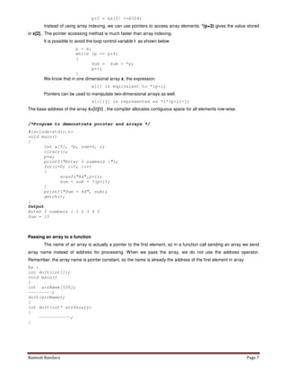 Pointers-Computer programming | PDF | Programming Languages | Computing