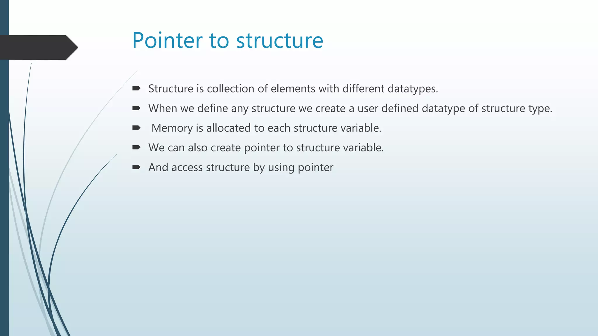 Pointer To Array And Structure Ppt 1758