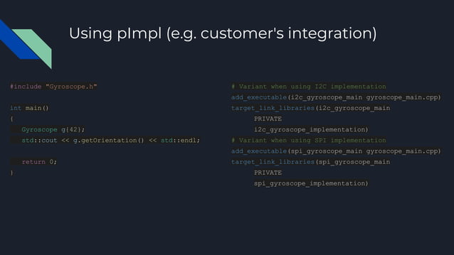 Pointer to implementation idiom | PDF | Programming Languages | Computing Pointer to implementation idiom | PDF | Programming Languages | Computing