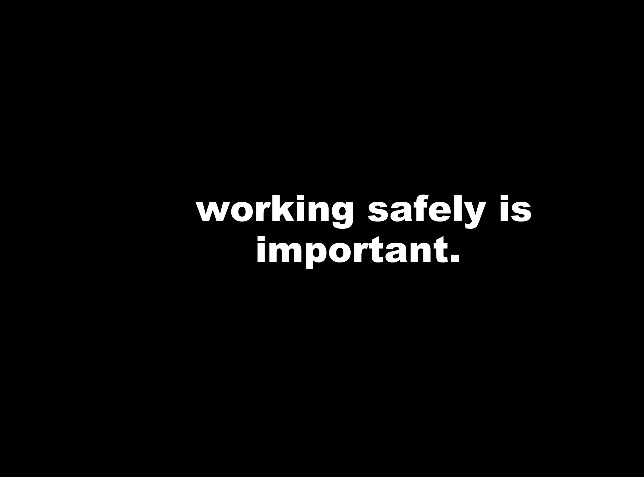 Pointe working safely | PPT